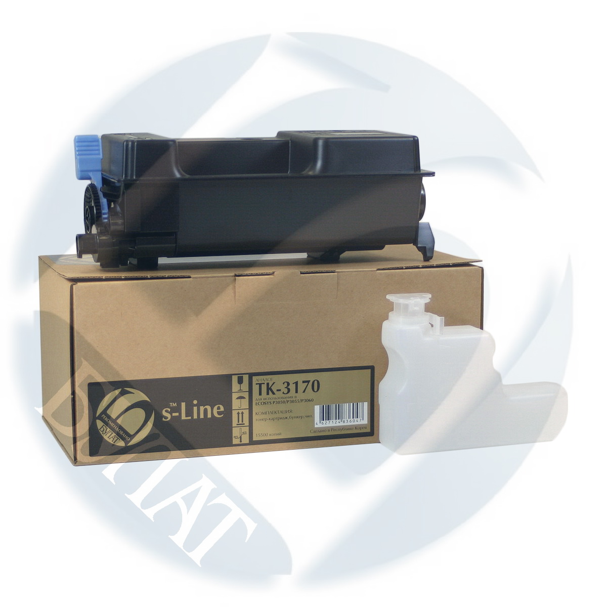 Тонер-картридж s-Line TK-3170 для Kyocera Ecosys P3050/ 3055/ 3060 ...
